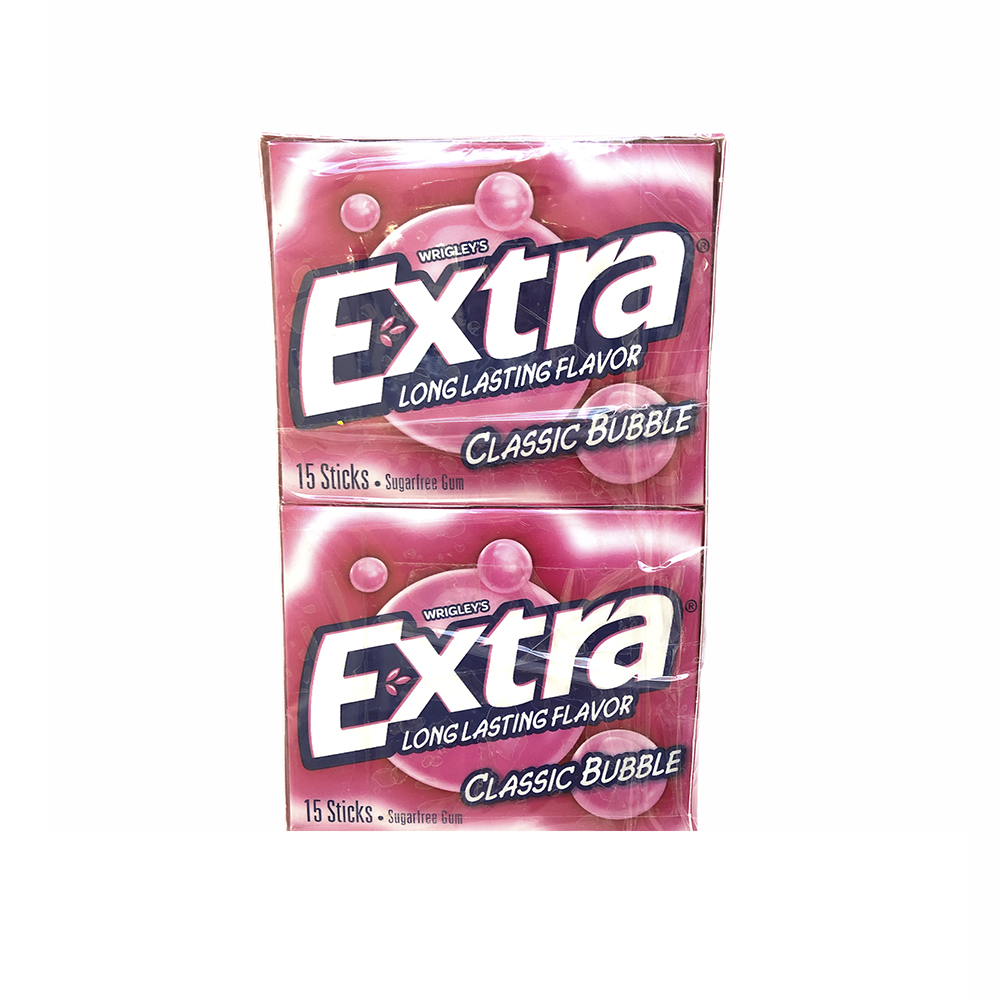 EXTRA CLASSIC BUBBLE 15STICKS – The Candyland Mayorista