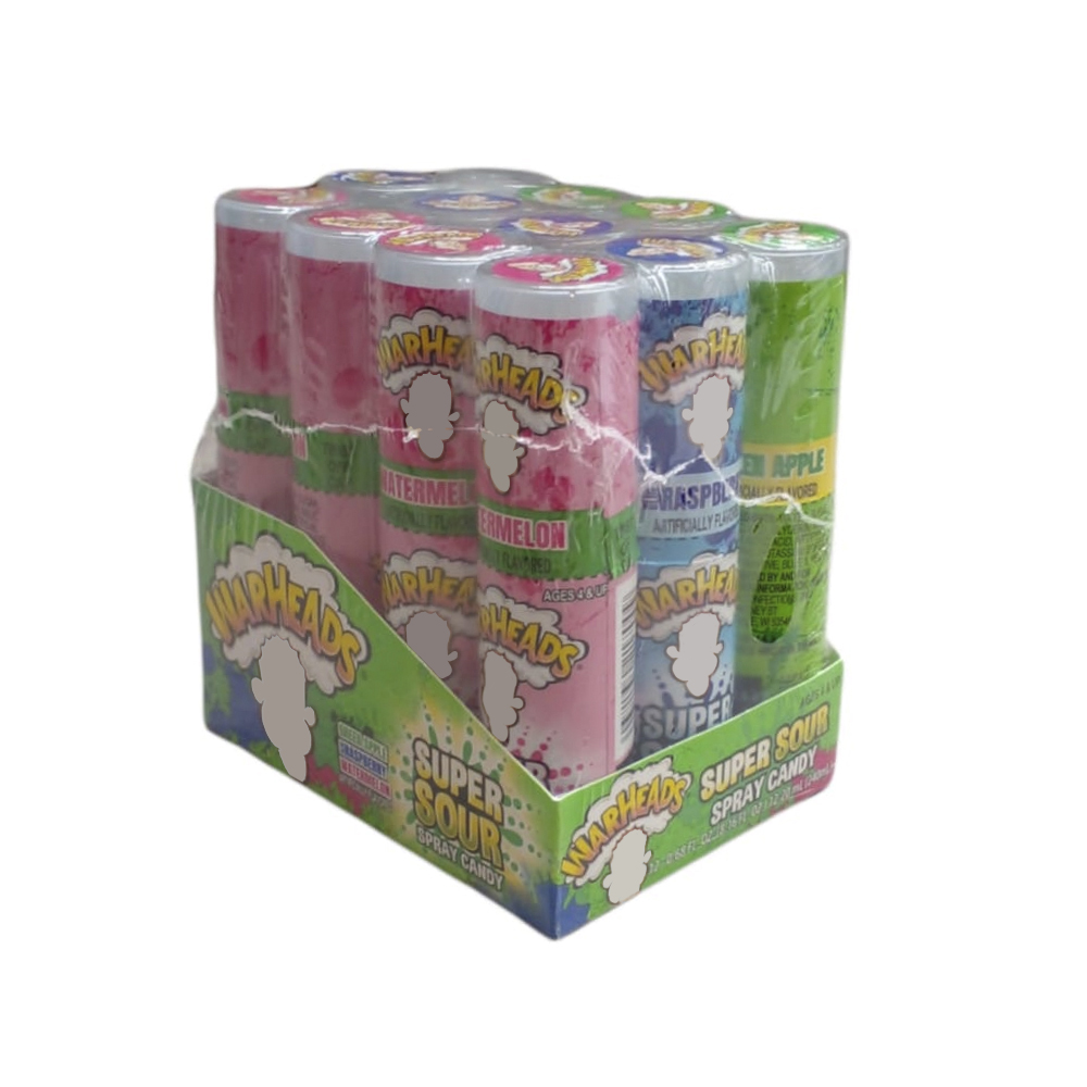 WARHEADS SUPER SOUR SPRAY CANDY 240ML – The Candyland Mayorista
