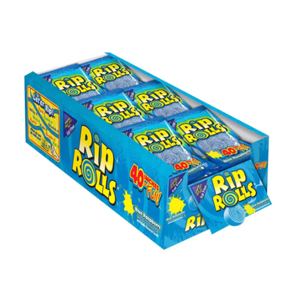 RIP ROLLS BLUE RASPBERRY 1.4OZ – The Candyland Mayorista
