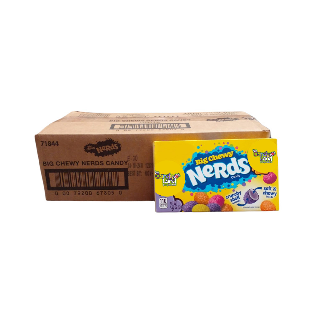 NERDS BIG CHEWY ORIGINAL VIDEO BOX 4.25OZ – The Candyland Mayorista