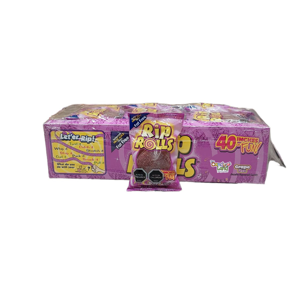 RIP ROLLS GRAPE 1.4OZ – The Candyland Mayorista
