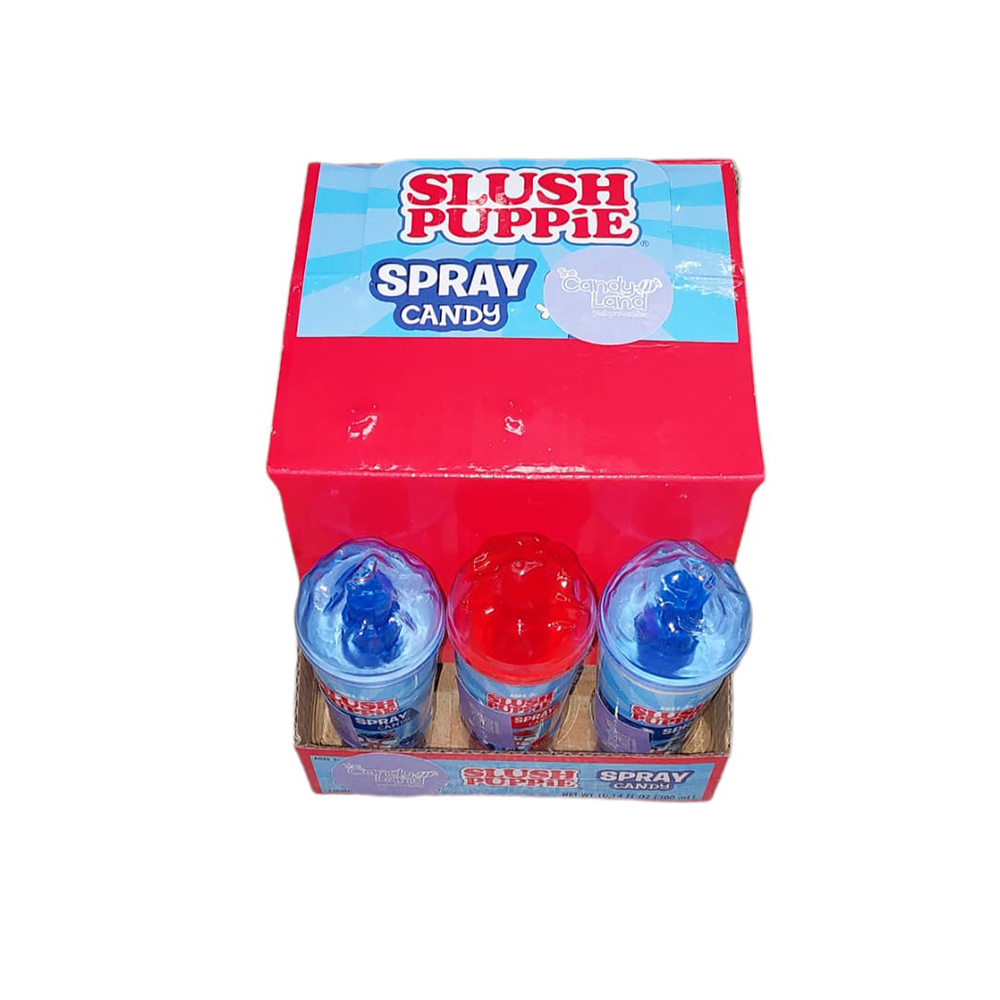 SPRAY SLUSH PUPPIE CANDY 0.85OZ – The Candyland Mayorista