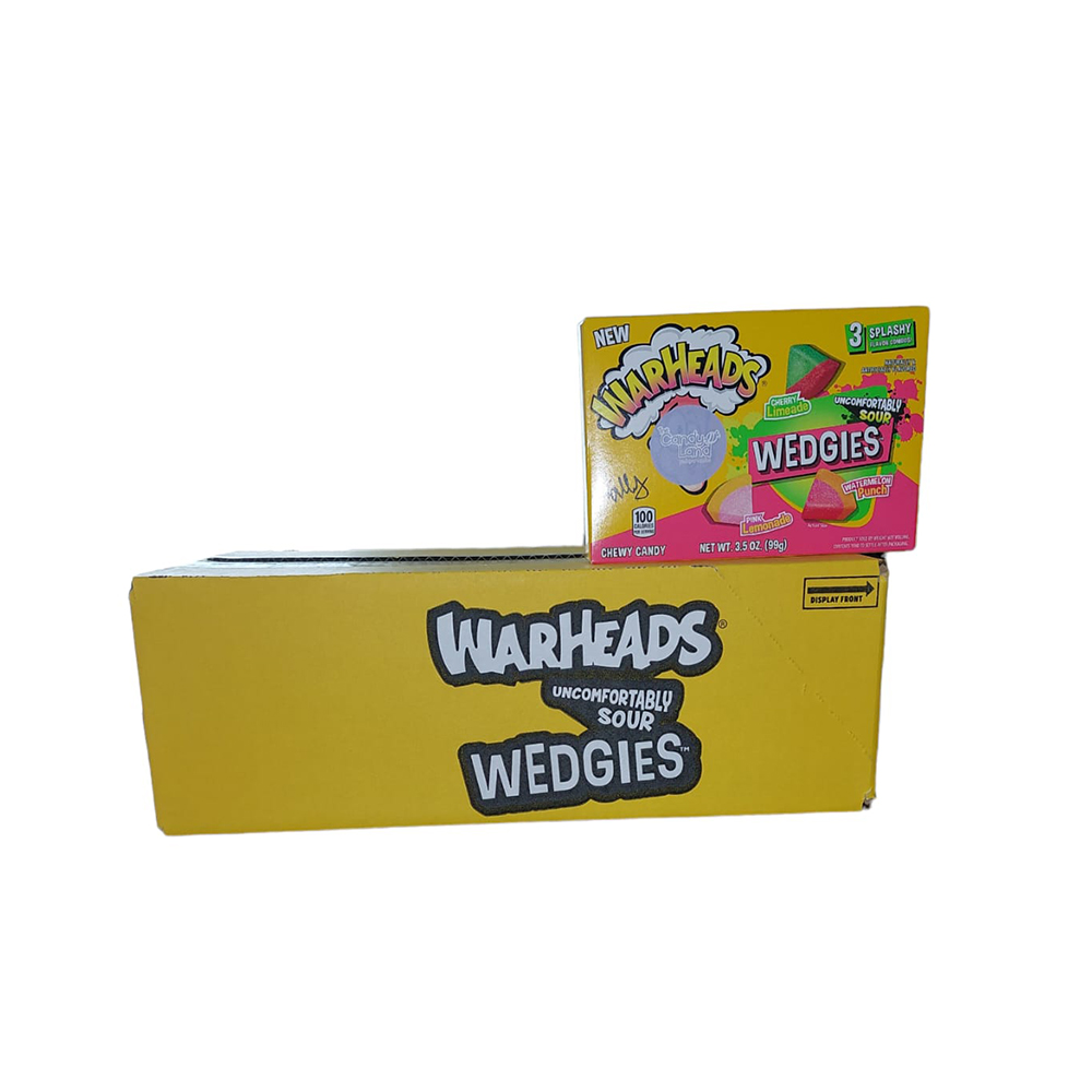 WARHEADS WEDGIES 3 SPLASHY 3.5OZ – The Candyland Mayorista