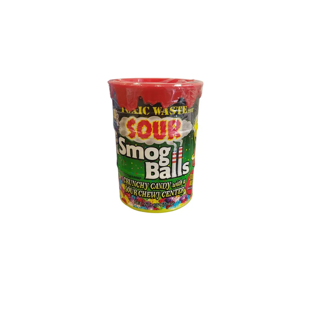 TOXIC WASTE SOUR SMOG BALLS BANK 4OZ – The Candyland Mayorista