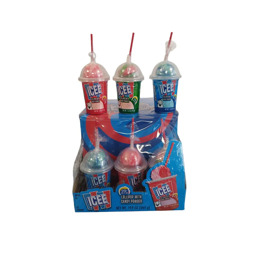 ICEE LOLLIPOP WITH CANDY POWDER 1.6OZ – The Candyland Mayorista